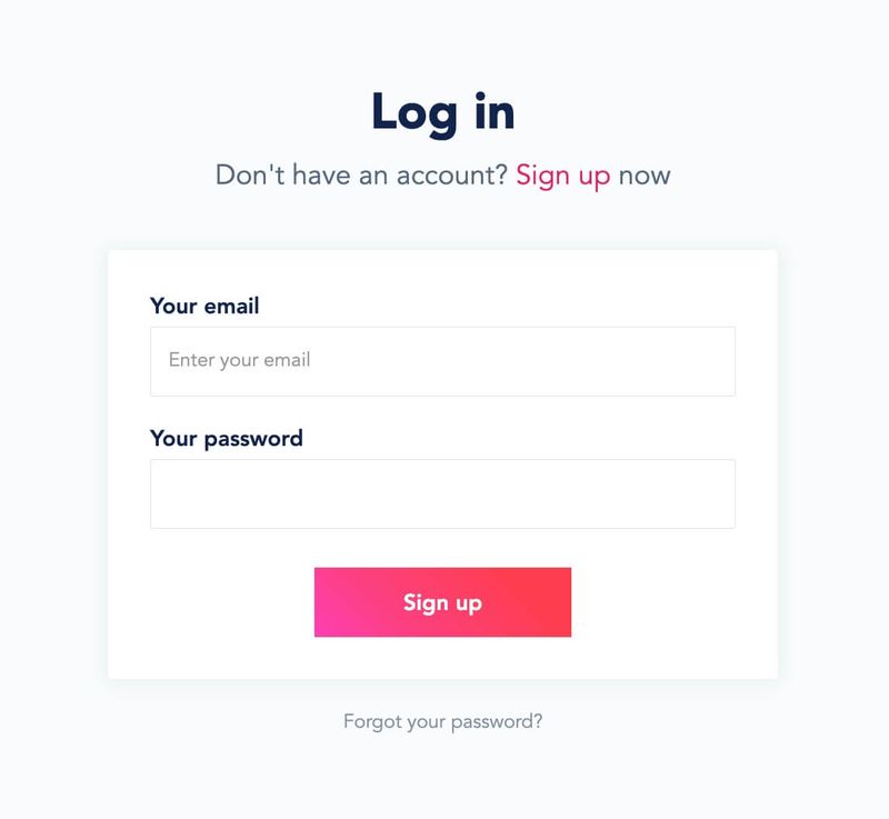 Login Card | Free Webflow Component